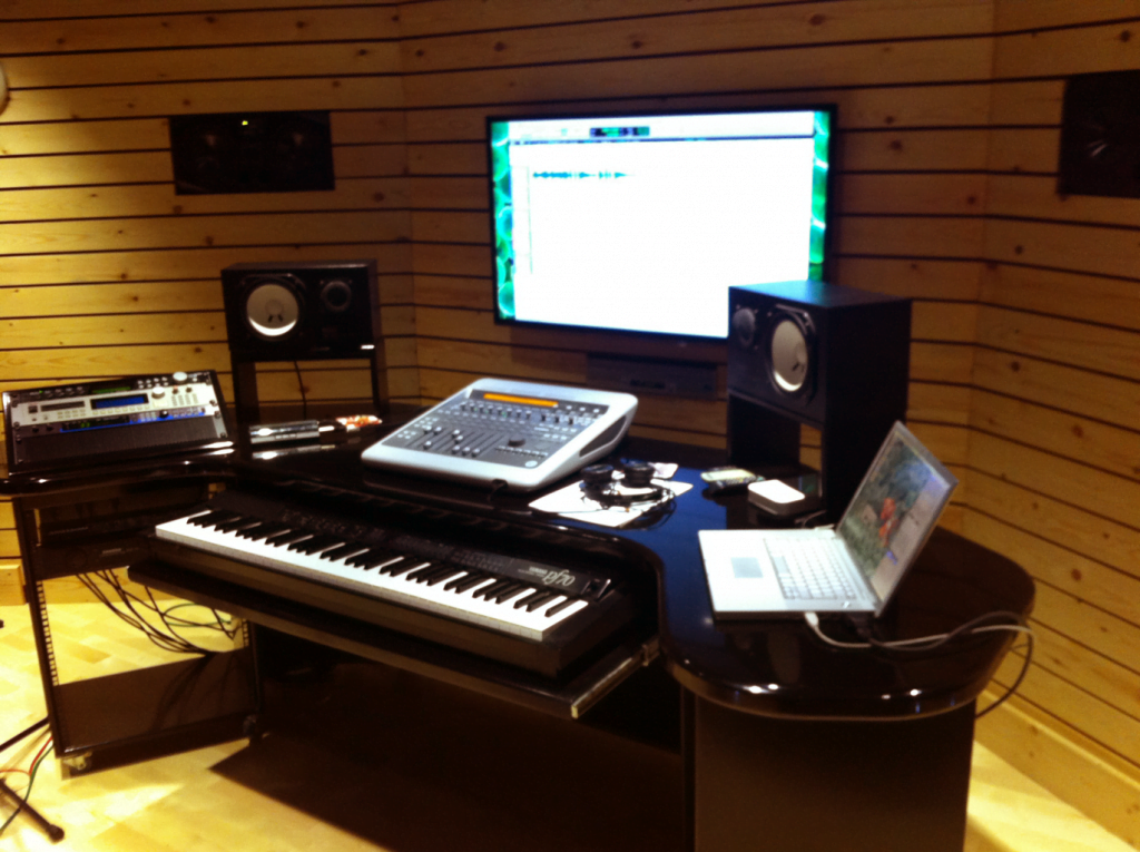 Bespoke composer unit - Sound Desks by Kernow Carpentry