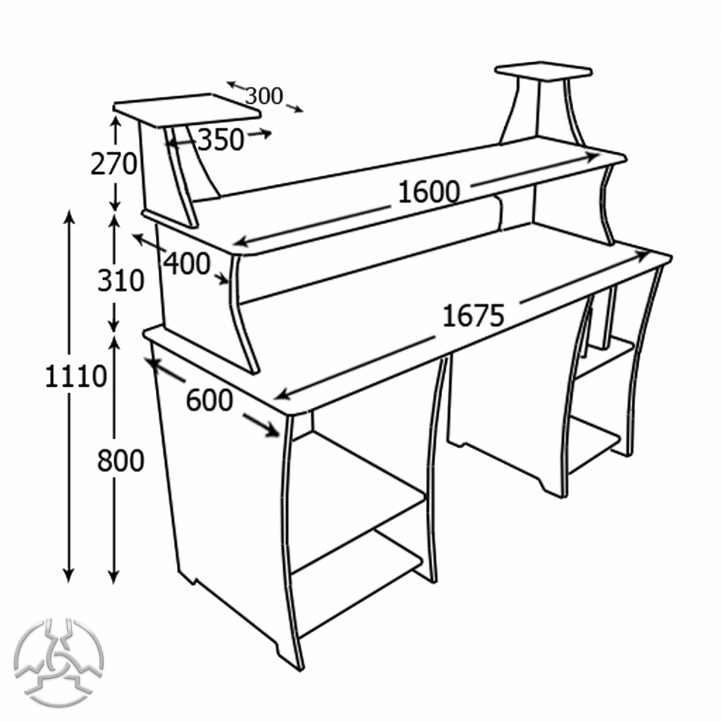 Get the PD1 Production/DJ Desk with UK delivery